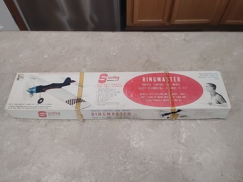 Sterling Ringmaster S1 Control Line Model Airplane Kit Incomplete | eBay