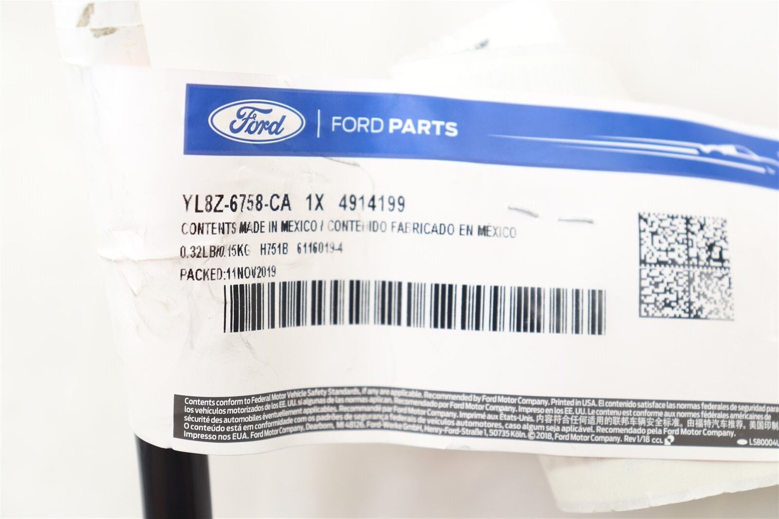 NEW OEM Ford PCV Valve Hose Tube YL8Z-6758-CA Ford Escape 3.0L DOHC ...