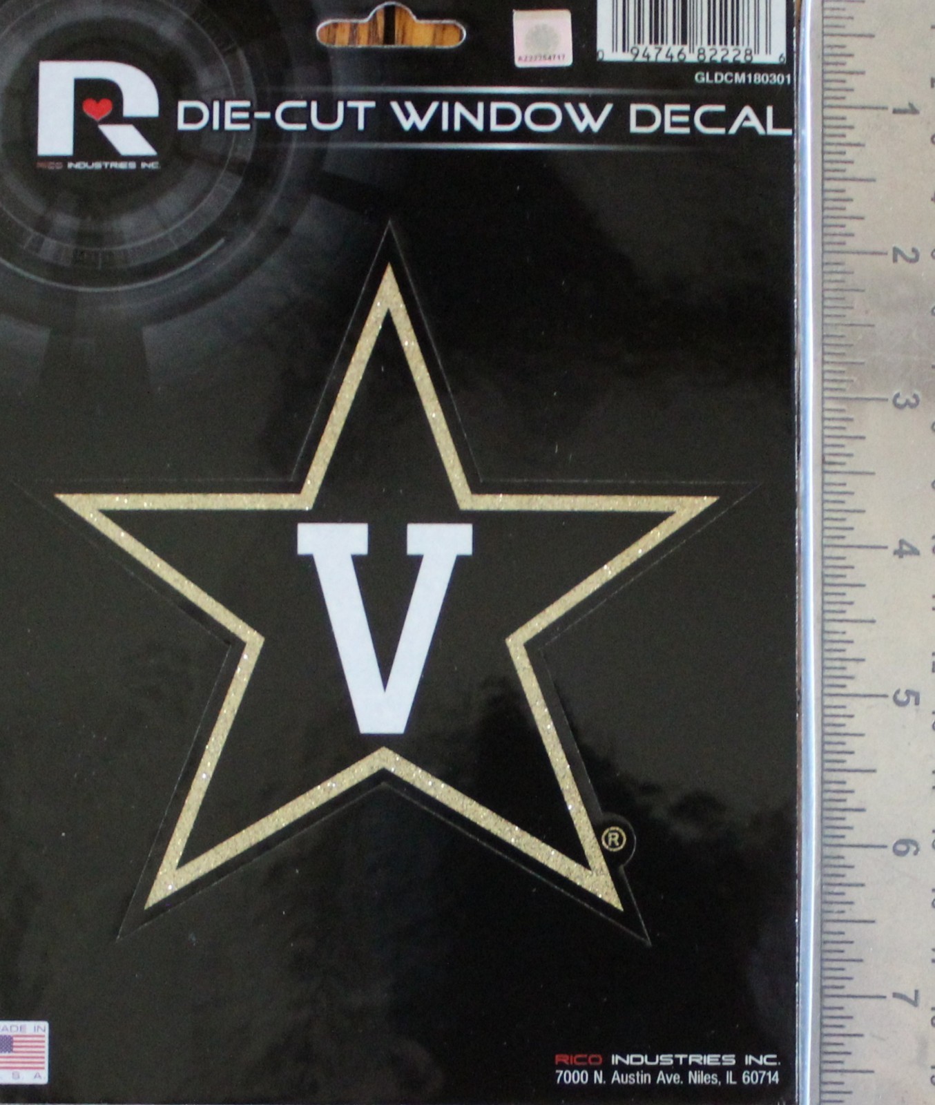 Vanderbilt University Commodores VU Die Cut Window Decal College ...