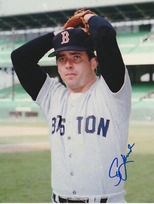 SKIP LOCKWOOD BOSTON RED SOX ACTION SIGNED 8x10 | eBay