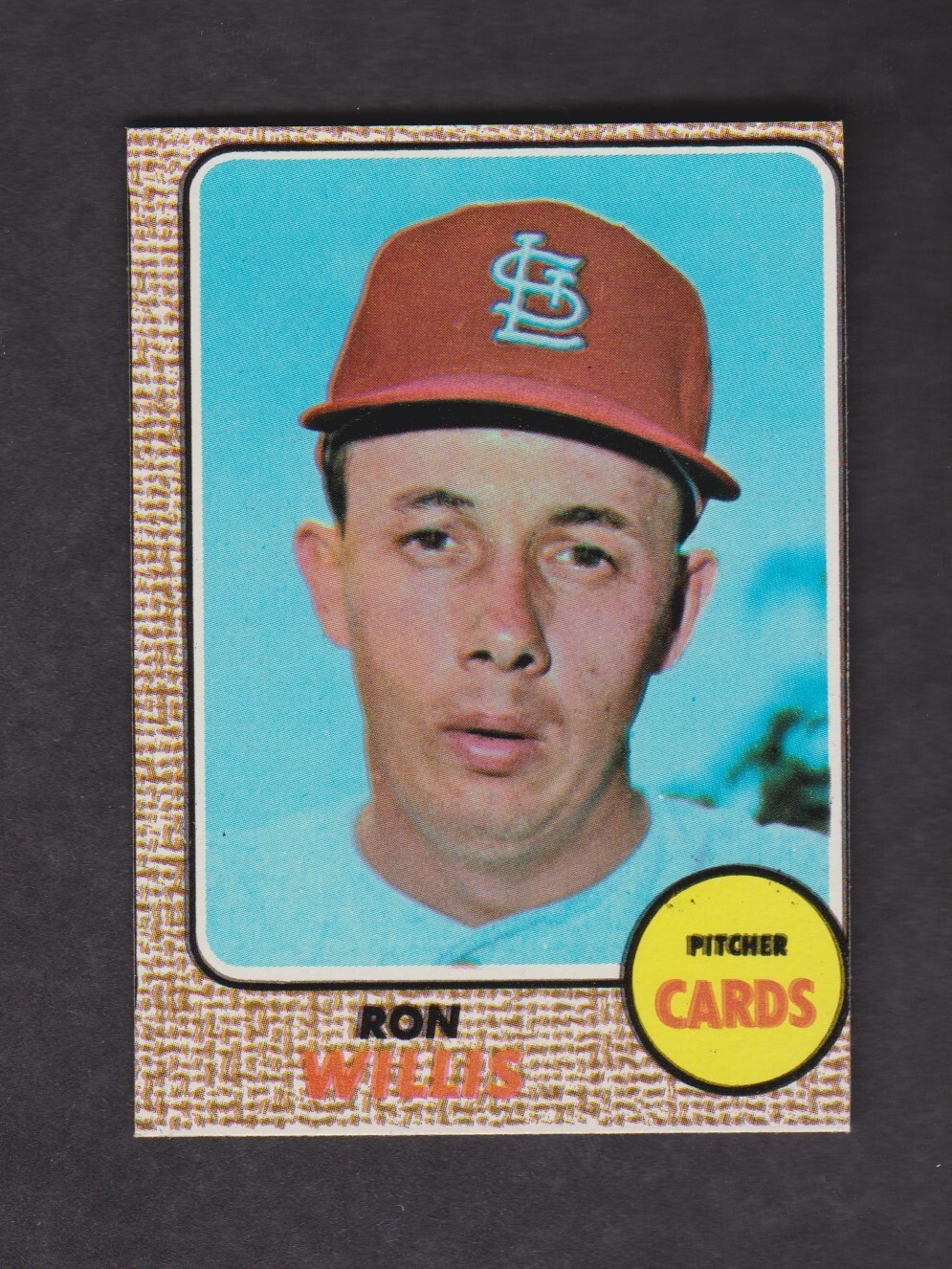 1968 Topps Milton Bradley Baseball Card #68 Ron Willis StL Cardinals ...