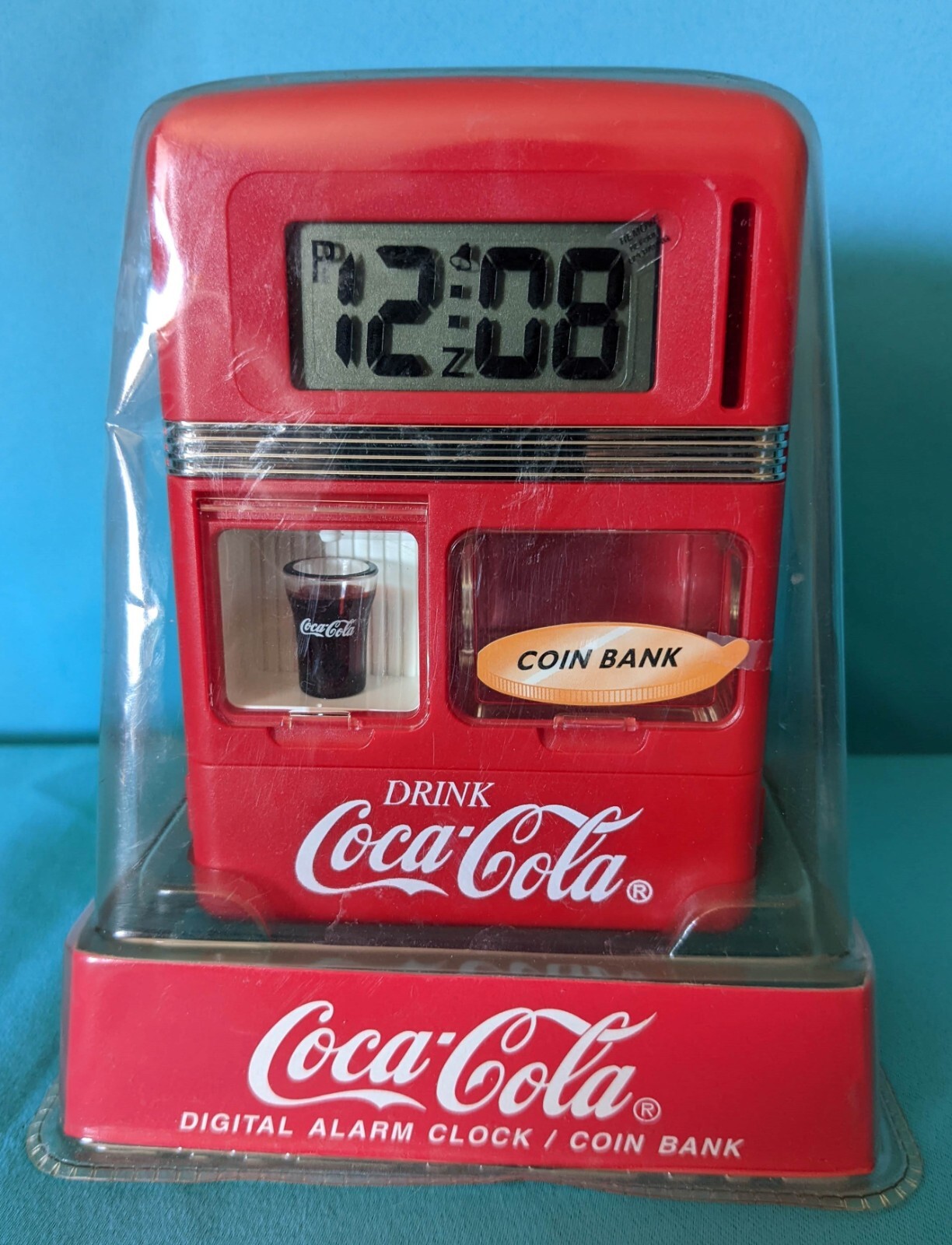Coca-Cola 1998 Coin Bank / Digital Alarm Clock No. 4518C for sale ...