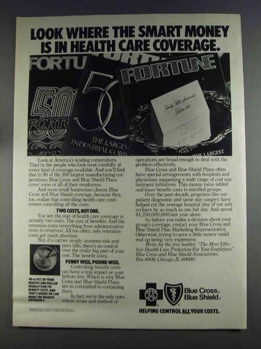 1980 Blue Cross Blue Shield Ad - Health Care Coverage | eBay