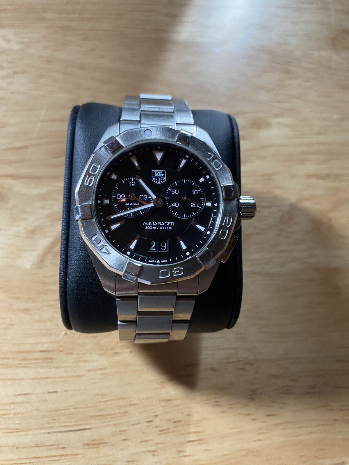 TAG Heuer Aquaracer Men's Black Watch - WAY111Z.BA0928 for sale online ...