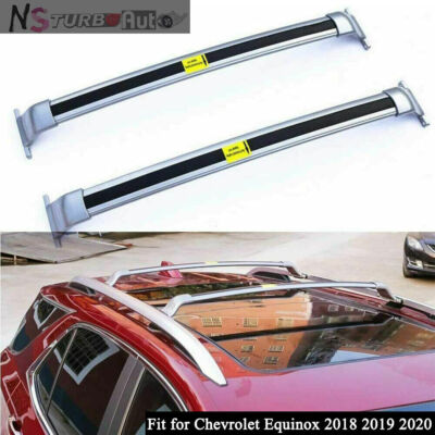 2Pcs Roof Rail Rack Cross Bar Crossbar Fits for Chevrolet Equinox 2018 ...