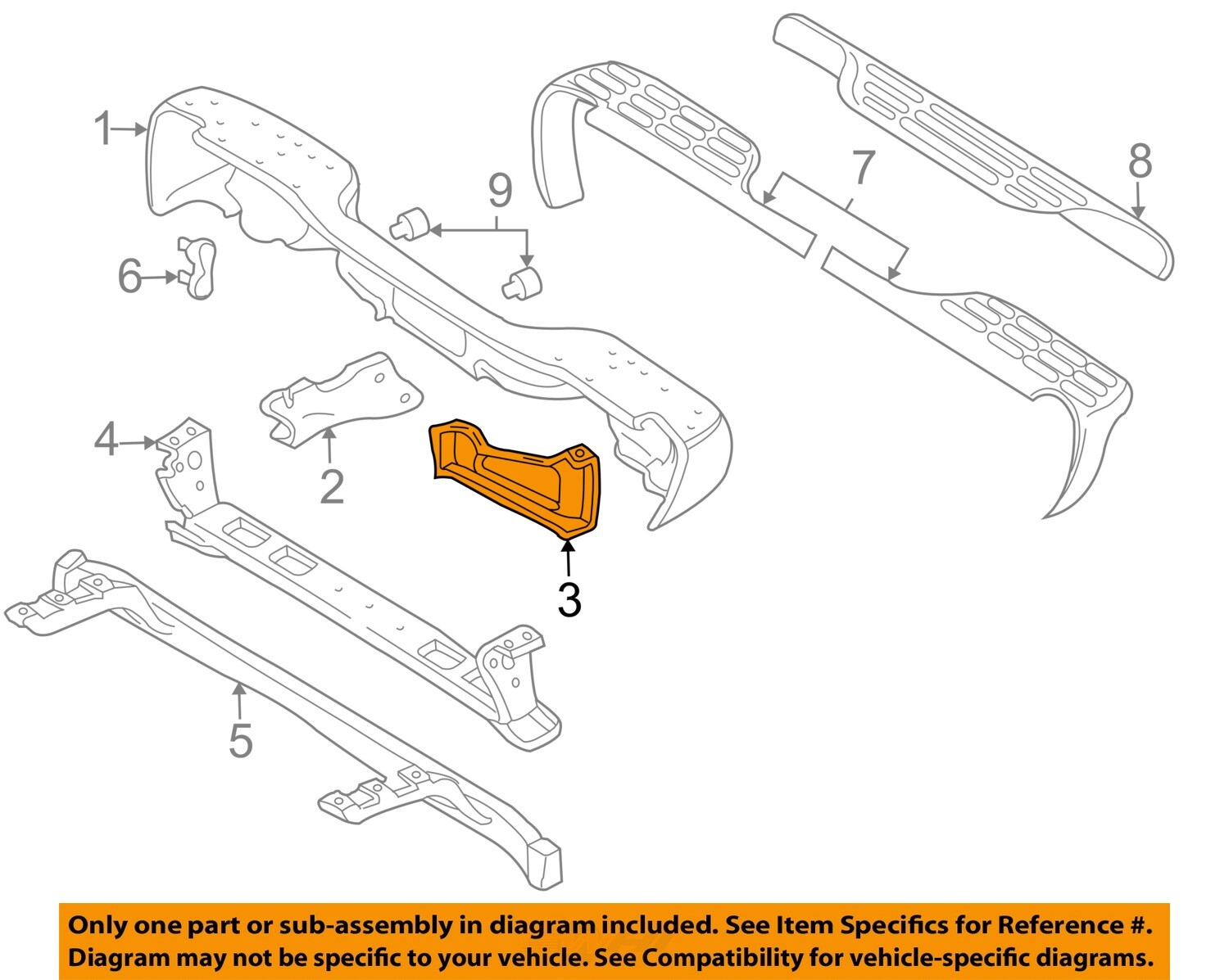 GM OEM Rear Bumper-Bumper Brace Left 15705669 | eBay