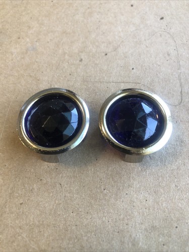 1930-50’s CHEVY FORD MOPAR BLUE DOT GLASS REFLECTORS PAIR VINTAGE | eBay