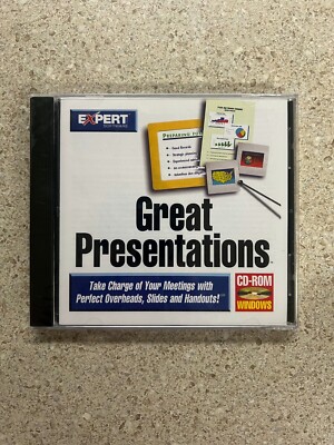 Expert Software Great Presentations PC CD Rom New Sealed | eBay