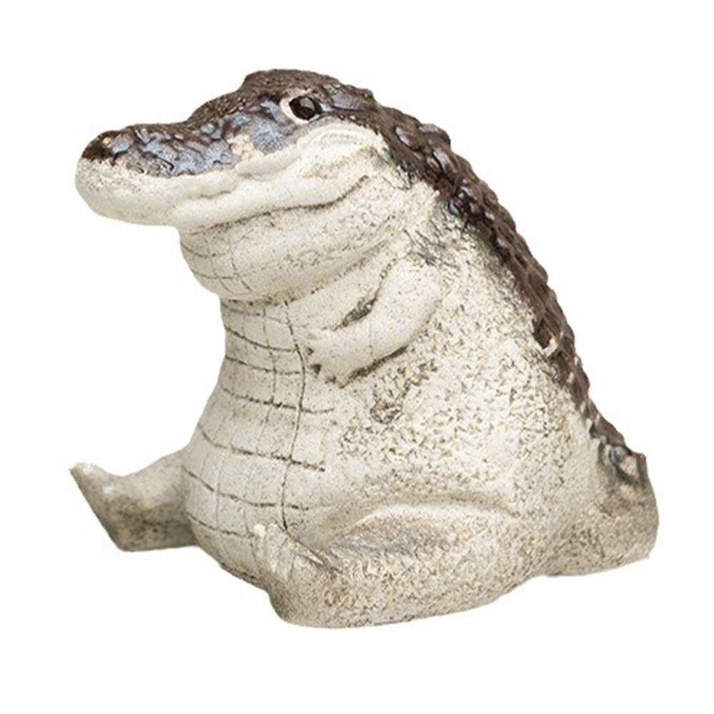 Crocodile Resin Crocodile Craft Ornament Garden Fake Crocodile Fake ...