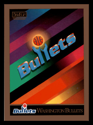 Washington Bullets Team Card 1990 SkyBox #354 Bullets Centered Mint | eBay