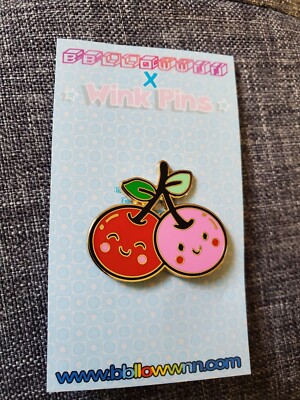 Cute Cherries Pin - 1.5 Inch Hat Pins Cherry Best Friends New | eBay