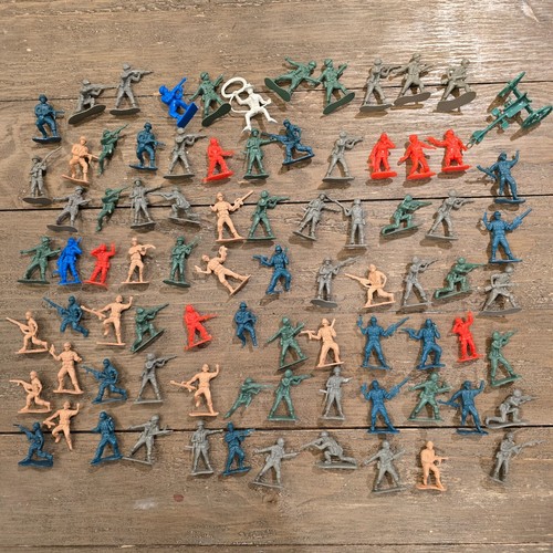 Mixed Lot Of Vintage Army Men/Toy Soldiers Cannon Cowboy Huge! | eBay