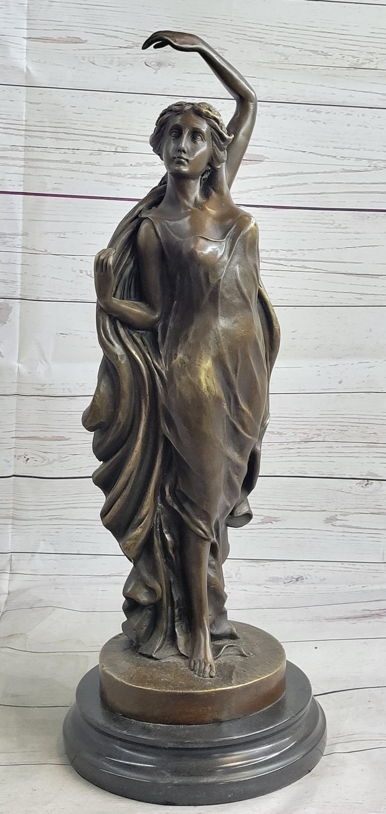 French Artist`s Alluring Goddess: Handmade Bronze Sculpture Statue Hot ...