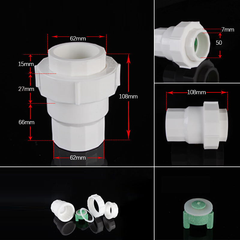 Non Return Valve PPR Plastic Pipe Check Shut-off One Way Fittings ...