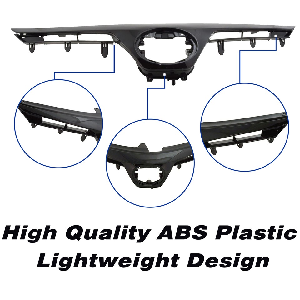 Front Bumper Upper Grille For 2017 2018 2019 Toyota Corolla SE/XSE ...