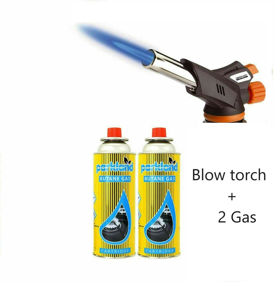 BLOW TORCH WEED WAND BURNER KILLER BUTANE GAS MOSS FUNGUS OUTDOOR ...