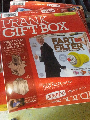 FART FILTER Prank Fake Gag Funny PARODY Joke Gift Box Birthday ...