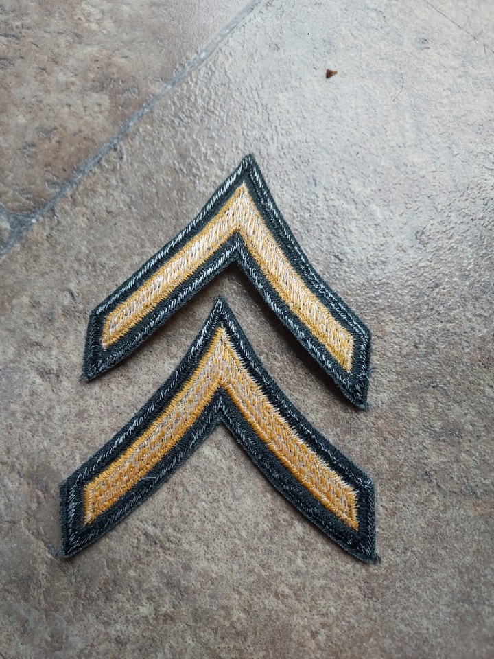 Vietnam War Era US Army Private First Class Chevron PFC Stripe Rank ...