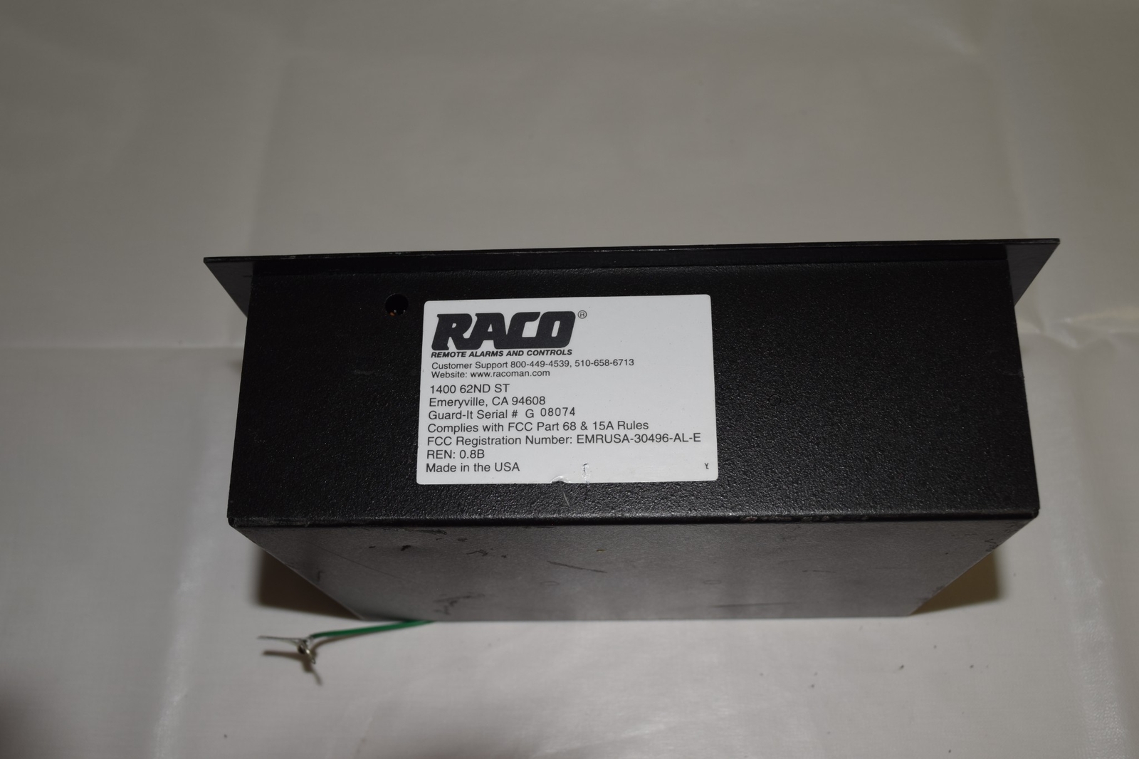 ^^ RACO GUARD IT ALARM AND MONITORING CONTROLLER (SMA8) | eBay