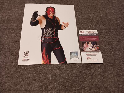 Kane Signed 8x10 Jsa Wwe Wwf | eBay