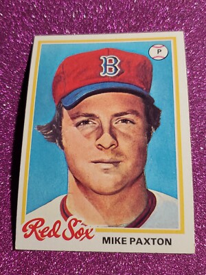 1978 Topps Mike Paxton Rookie Boston Red Sox #216 | eBay