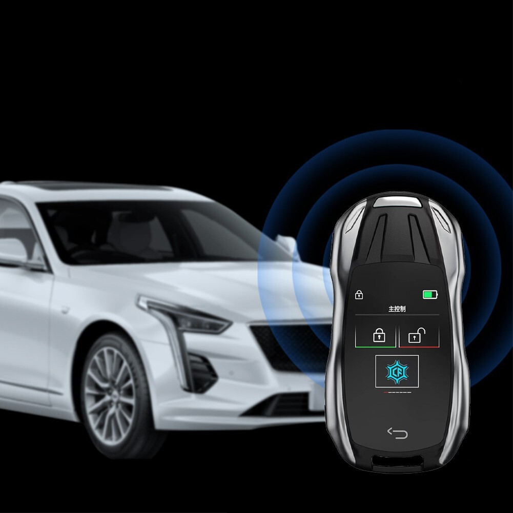 Enhanced Remote Car Key Fob Touch Screen Keyless Door Unlock Long ...