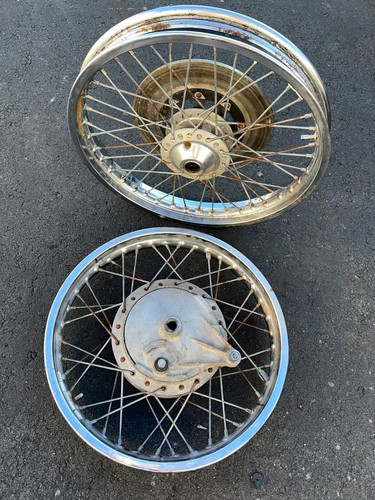 1977 1978 1979 Kawasaki Kz650 KZ 650 Front and Rear spoke Wheel Rim ...