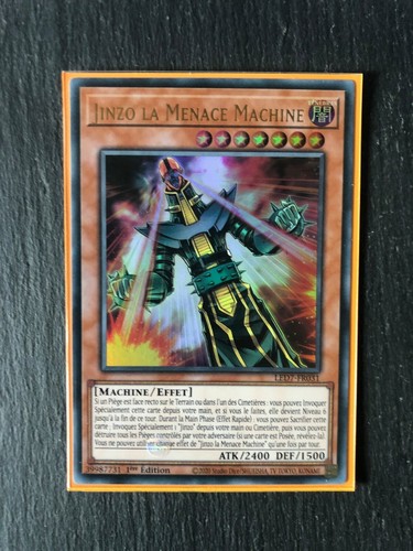 Jinzo la Menace Machine - LED7-FR031 - En Ultra Rare - Yu-Gi-Oh! | eBay