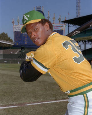 Ricky Henderson Of The Oakland A's 1981 Old Baseball Photo | eBay Australia