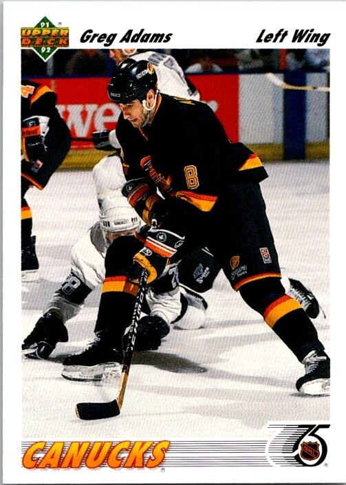 1991-92 Upper Deck - #426 Greg Adams, Greg Adams for sale online | eBay
