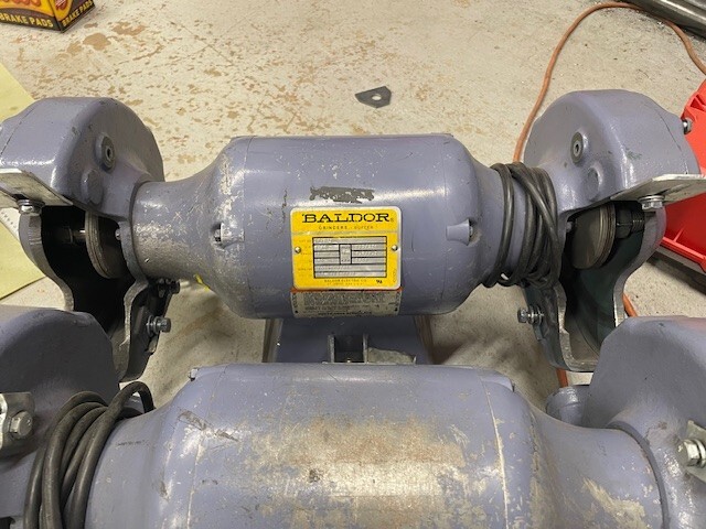 Baldor grinder buffer, Used but work, 110/220V, 8" Wheels, No shields or rests | eBay