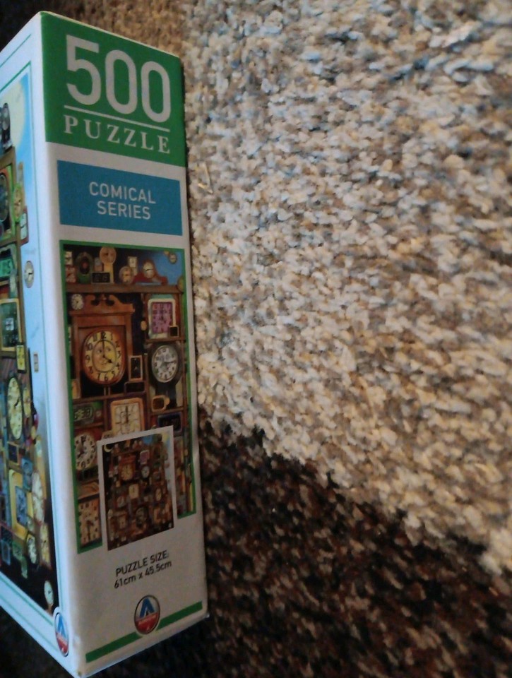 Arrow Comical Series #018711 "TELLING TIME" 500 Pc Puzzle 24"x18 ...
