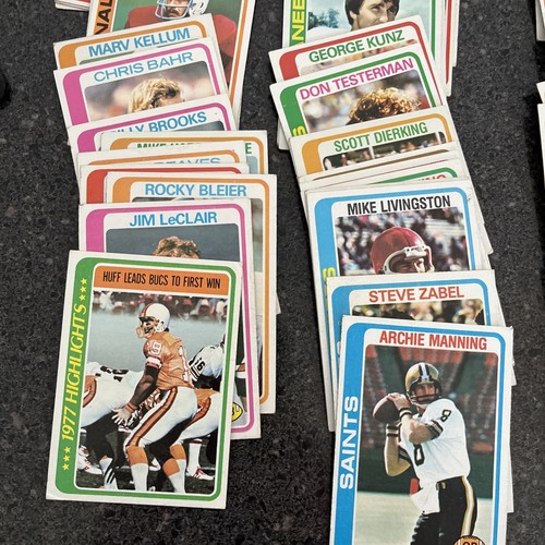 1978 Topps Football Card Lot (97) Cards Starter Set HoFers, RC, No ...