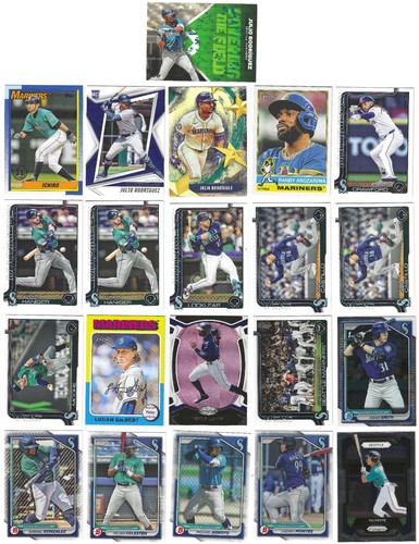 Seattle Mariners 21 Card Team Lot Julio Rodriguez Rookie Ichiro ...