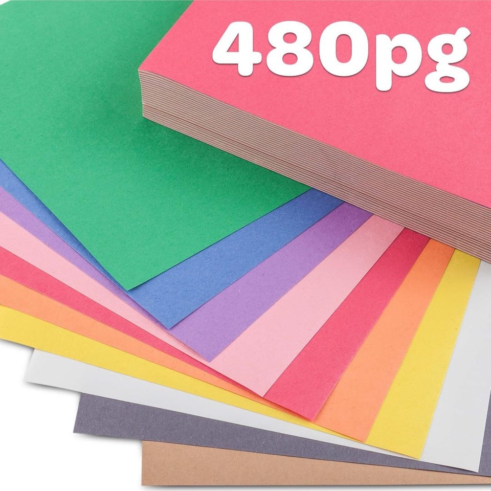 Crayola Construction Paper Bulk Pack, 480 Sheets, 10 Assorted Colors ...