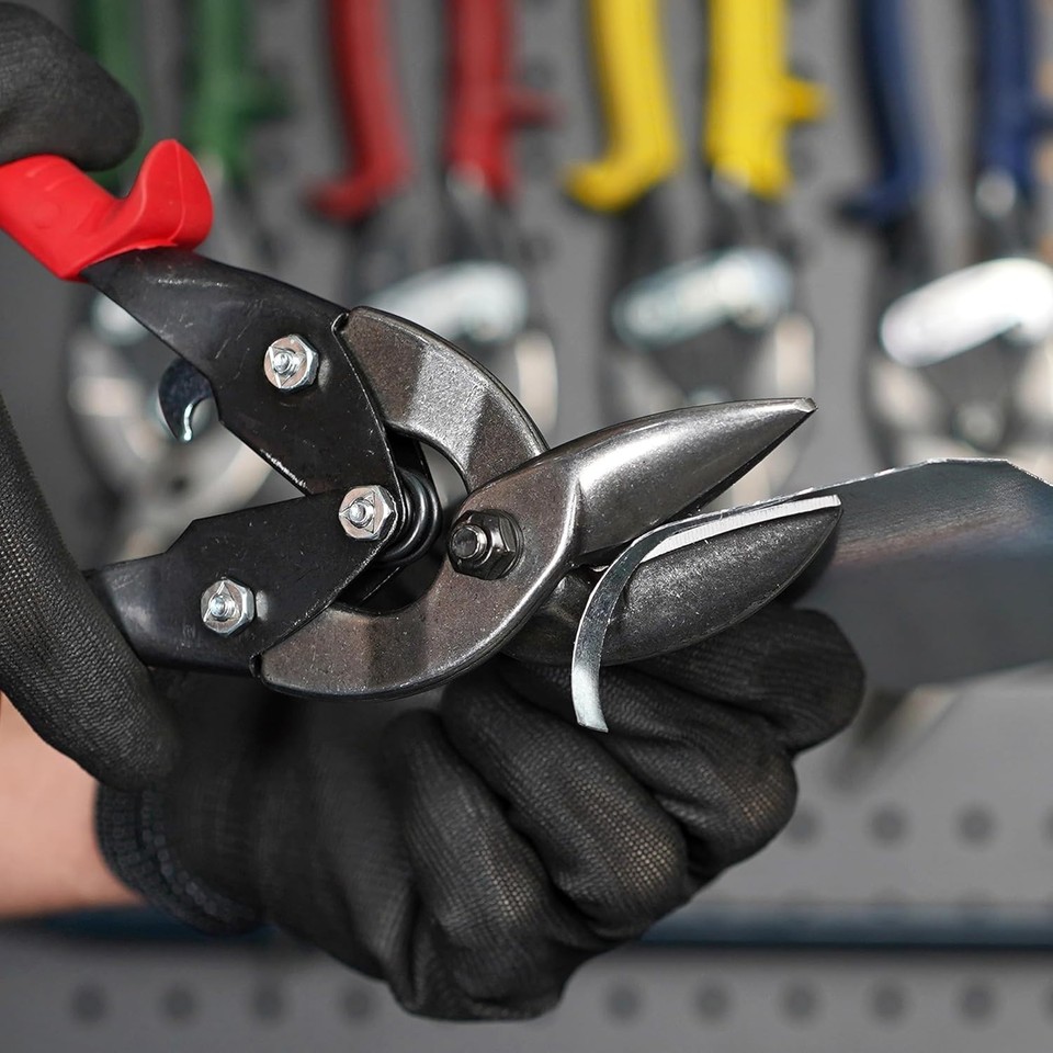 MIDWEST Aviation Snip Set - Left and Right Cut Offset Tin Cutting ...