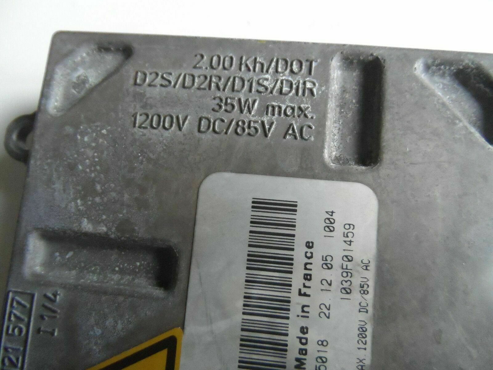 ORIGINE BALLAST LAMPE À DÉCHARGE XENON AUDI A3 A4 TT 1307329115 D2S D2R ...