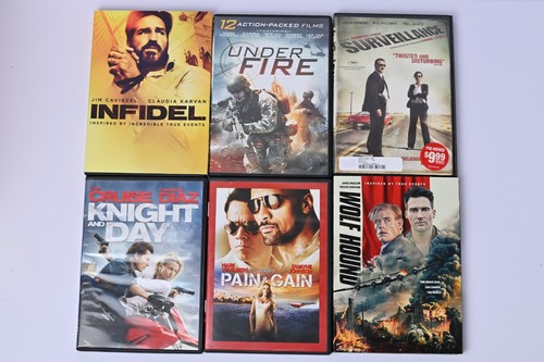 Action Drama DVD Lot of 6 - Infidel Tom Cruise Mark Wahlberg Cameron ...