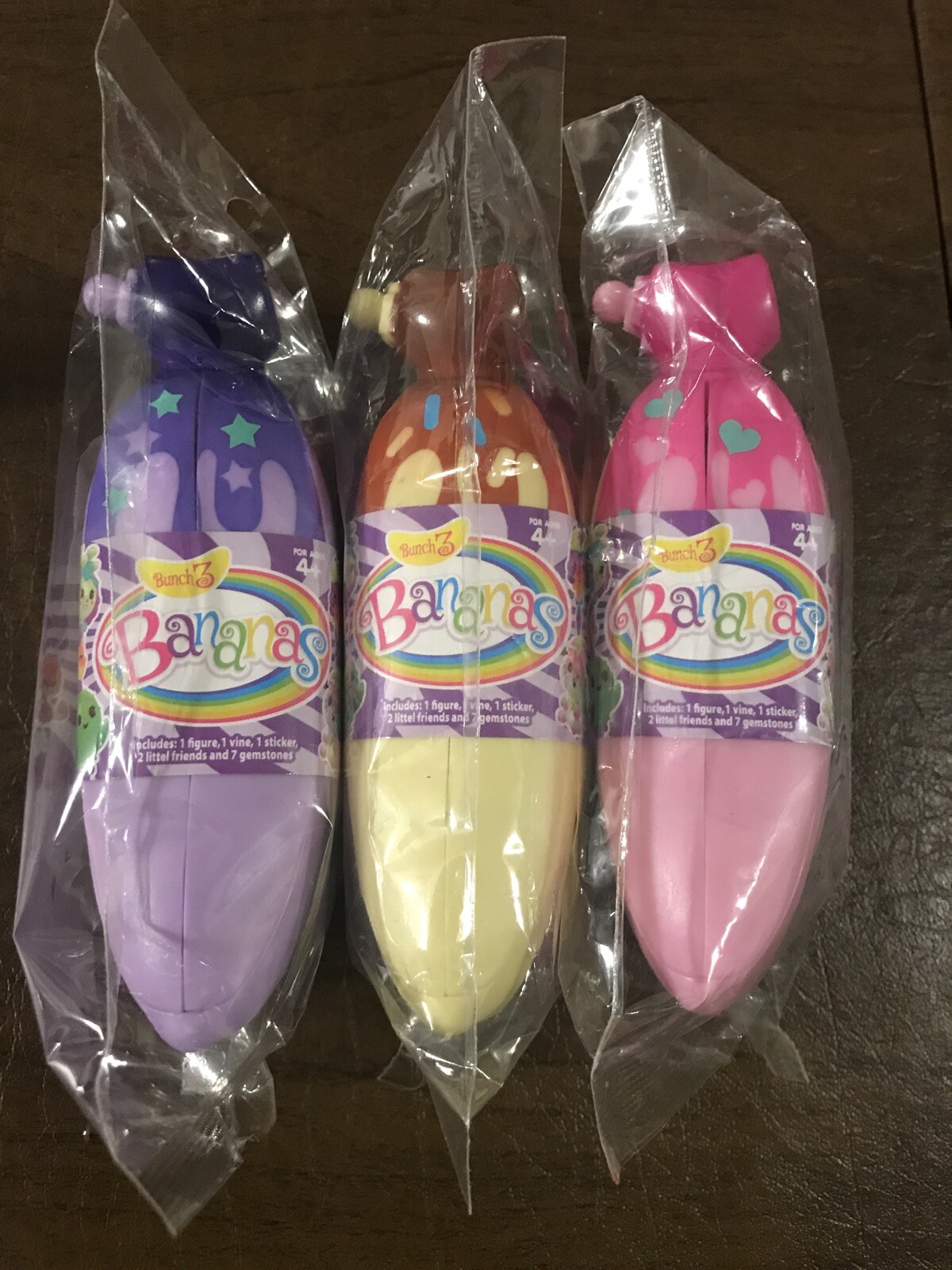 Lot Of 3 Bananas Baobab Bunch 3-Ice Cream Sundae Inspired Banana ...