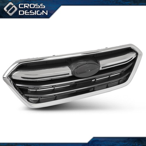 Front Bumper Grille Replacement Fit For 2018-19 Subaru Outback Chrome ...