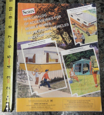 Accessories for Mobile Homes RV and Camping 1976 Sears Catalog | eBay