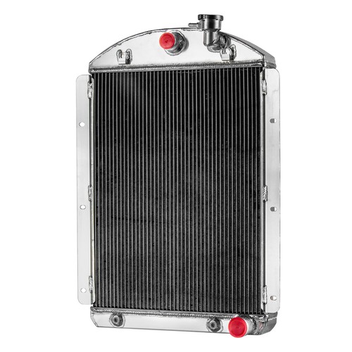 3 Row Aluminum Radiator For 1941-1946 1943 Chevy Truck V8 Small Block ...