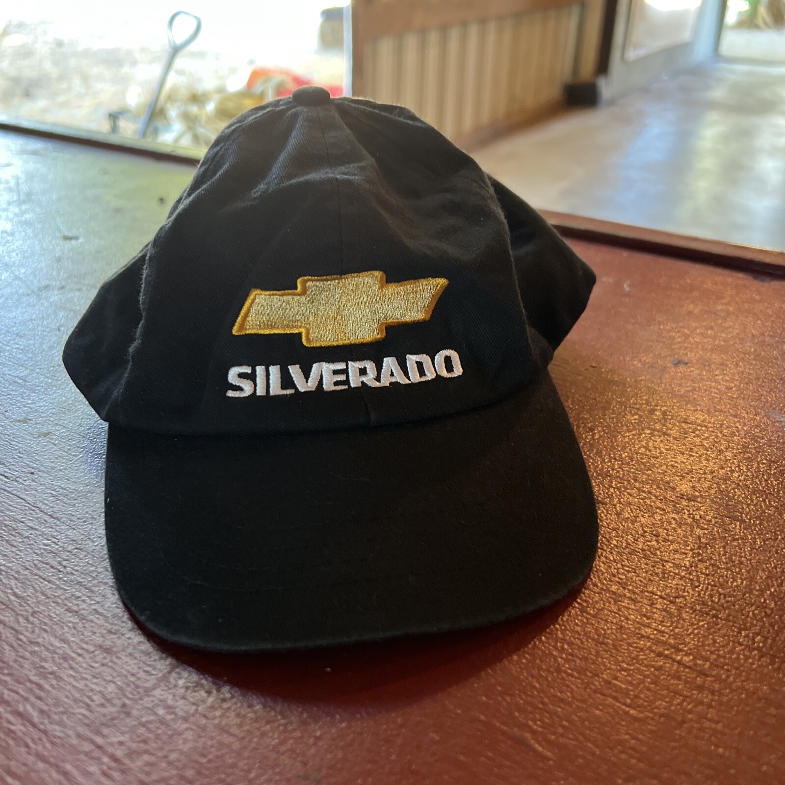 Chevy Silverado Adjustable Hat Black Older Super Chev… - Gem