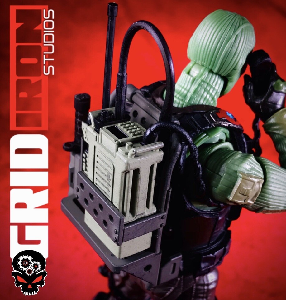 1:12 RTO RADIO PACK SET For G.I. Joe Classified BREAKER 6” Action ...