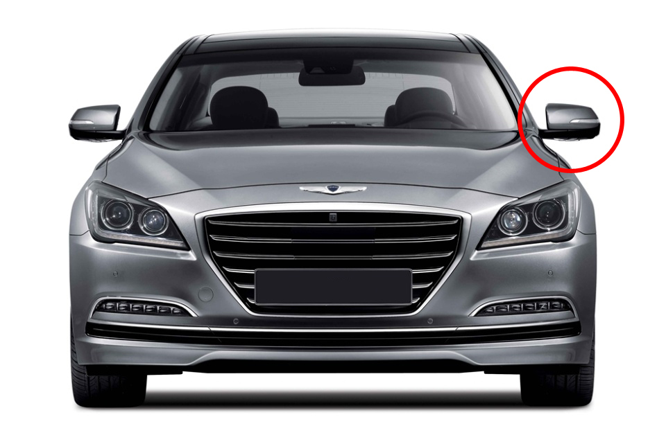 LH Auto Folding Side Mirror B/S Around view camera For 15 2016+ Hyundai ...