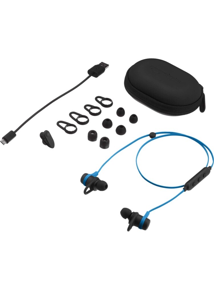 AmazonBasics Wireless Bluetooth Fitness Headphones Earbuds With ...