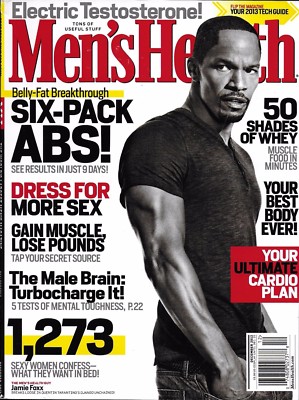 Men's Health Magazine Jamie Foxx Ultimate Cardio Plan Muscle Jimmie ...