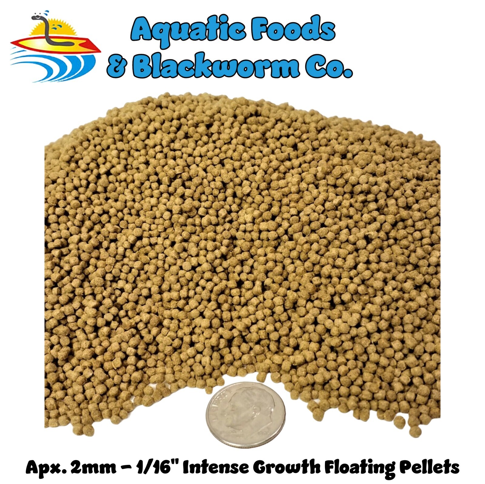 40-lbs, 2mm Assorted Koi & Pond Fish Floating Pellets. FREE SHIPPING ...