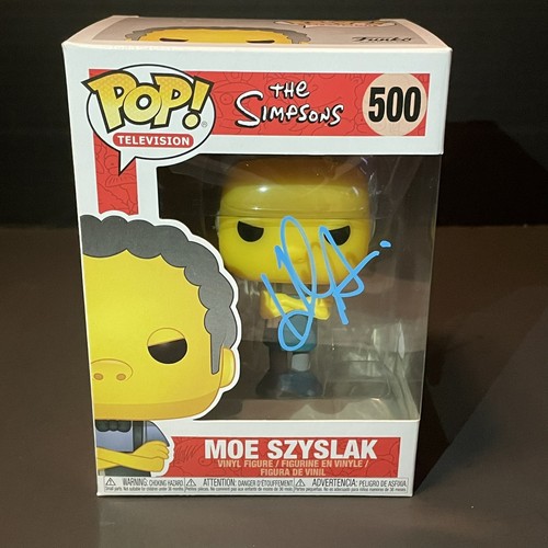 Hank Azaria Signed Moe Szyslak Funko Pop #500 Autographed The Simpsons ...