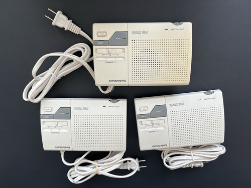 Radio Shack FM Wireless Intercom 3 Channel System Cat. No. 43-490 Three ...
